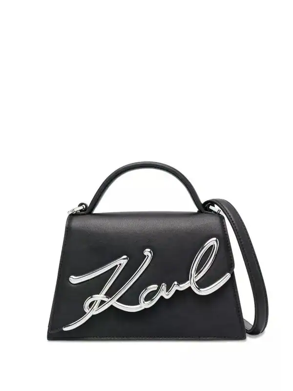 Karl Lagerfeld K/Signature Medium Crossbody Bag - Black | Editorialist