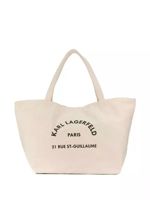 Karl Lagerfeld Rue St-guillaume Tote - Neutrals