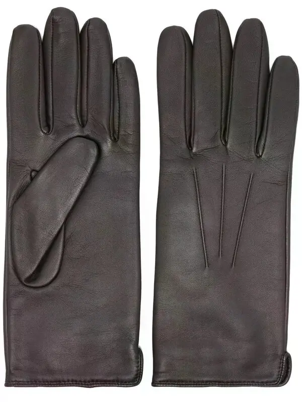 ASPINAL OF LONDON Leather Gloves - Brown