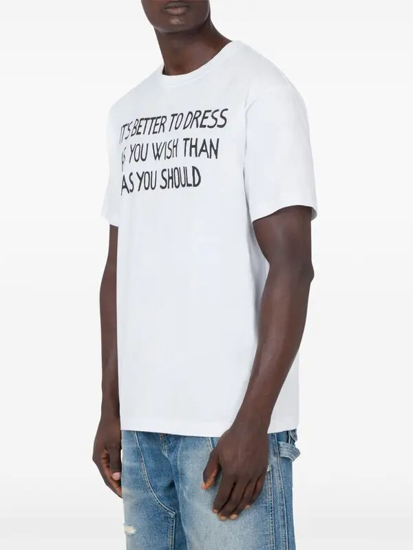 Moschino Slogan-print T-shirt