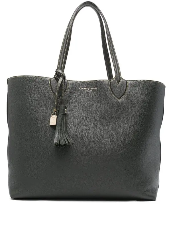 ASPINAL OF LONDON Hudson Tote Bag - Green