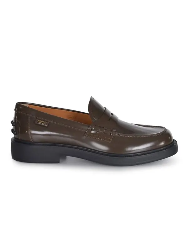 TOD'S Leather Loafers - Brown
