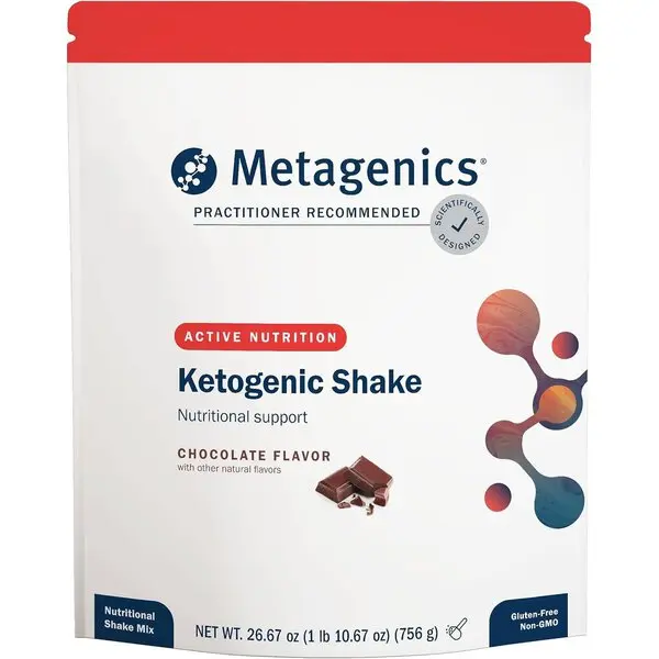 METAGENICS Ketogenic Shake Chocolate Flavor 756 Grams