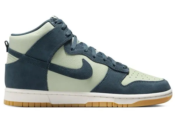 Nike Dunk High Retro Se Sneakers - Jade Horizon/phantom/gum Yellow