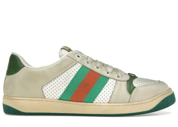 Gucci Screener Distressed Sneakers