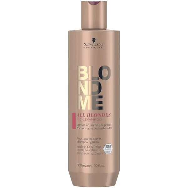 BLONDME Schwarzkopf Professional All Blondes Rich Shampoo 10.14 Oz