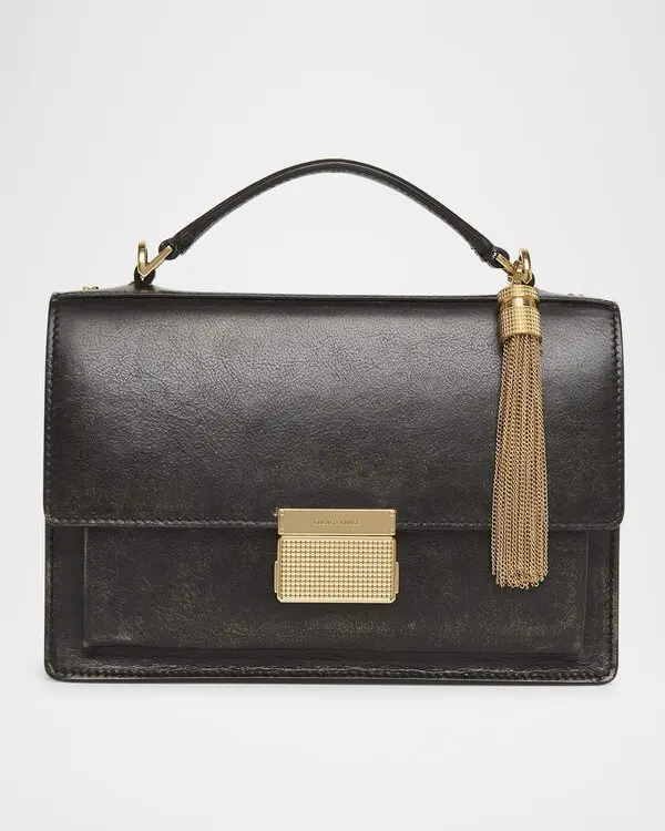 Golden Goose Tassel Chain Bag Charm - Light Gold