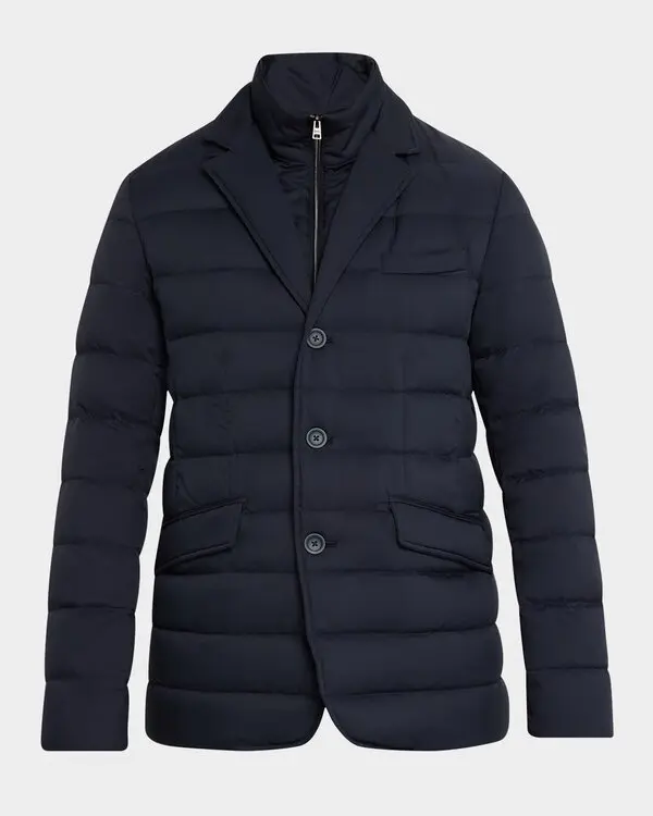 Herno Quilted Blazer With Windguard