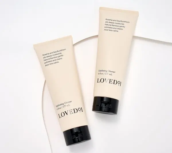 LOVED01 Exfoliating Cleanser Duo
