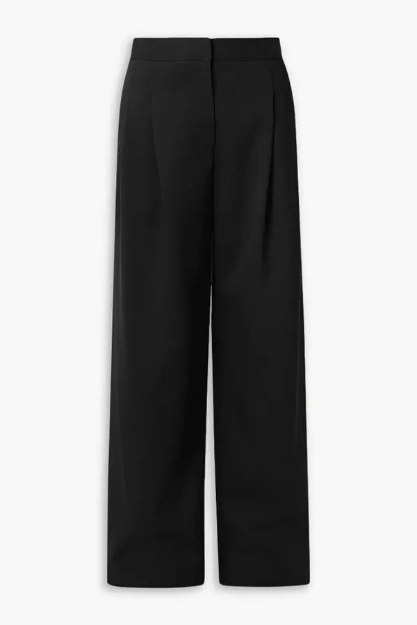 Carolina Herrera Wool-blend Crepe Wide-leg Pants