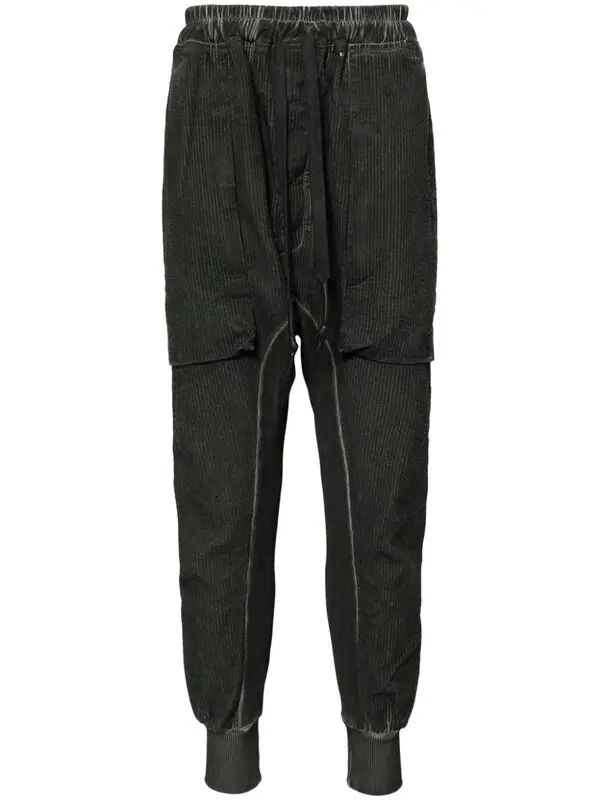 ISAAC SELLAM EXPERIENCE Gusset Stripe Trousers - Grey