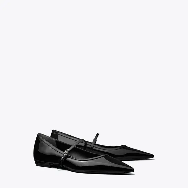 Tory Burch Double T Buckle Mary Jane - Perfect Black/perfect Black