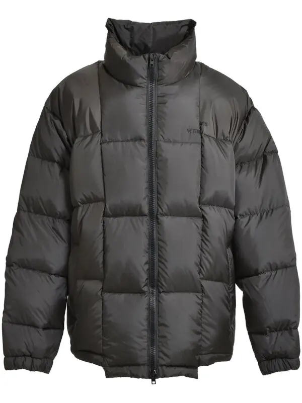 Vetements Logo-embroidered Padded Jacket