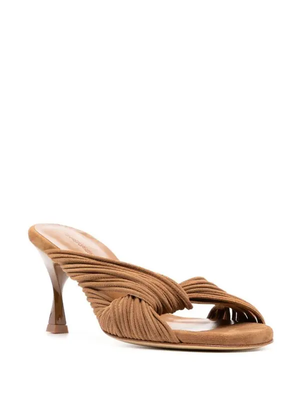 Christopher Esber 70mm Fender Sandals - Neutrals