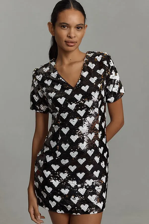 Endless Rose Sequin Mini Dress In Black - 33% Off | Editorialist