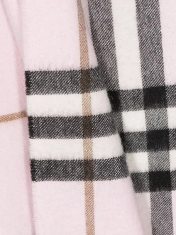 Burberry Check-pattern Cashmere Scarf