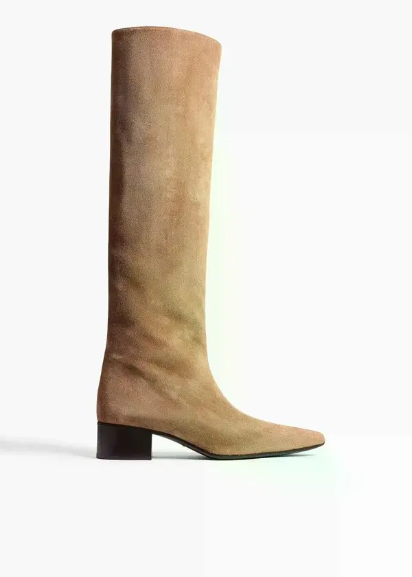Khaite Andee Knee-high Boots - Taupe