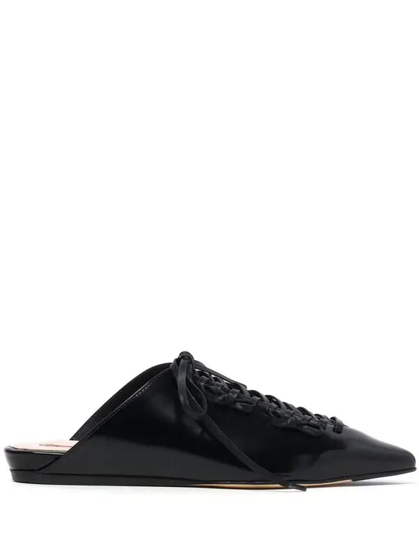 Simone Rocha Lace-up Mules