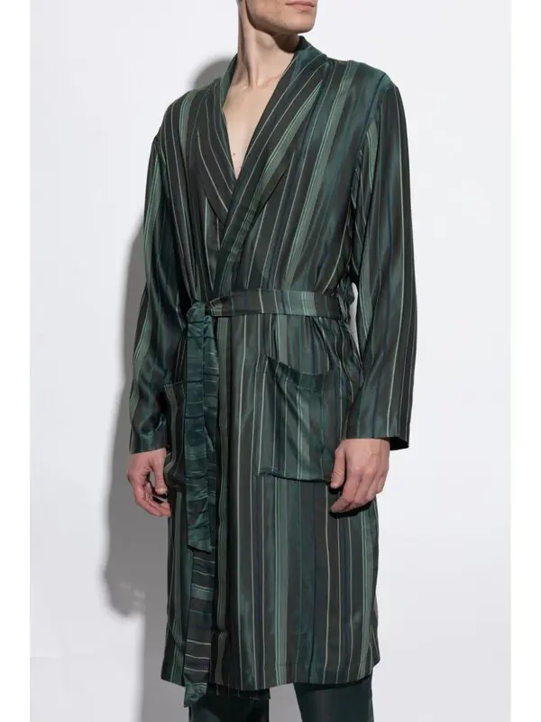 Hanro Striped Robe