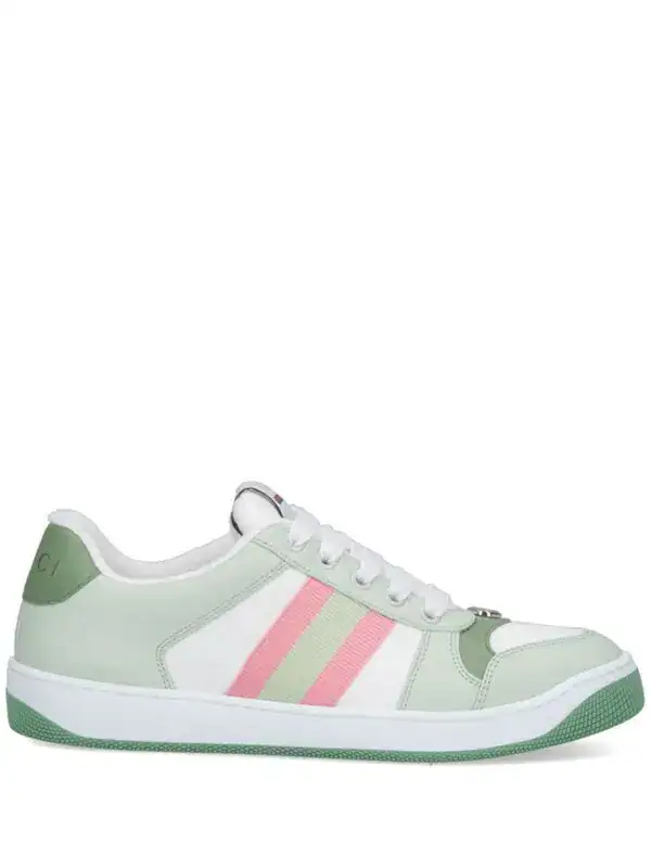 Gucci Screener Sneakers In Green 23% Off Editorialist