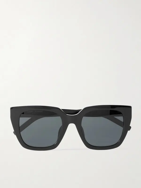 Saint Laurent Oversized Cat-Eye Sunglasses - Black  display picture 1