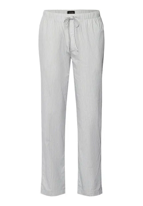 Hanro Night And Day Cotton Woven Pajama Pants - Light Stripe