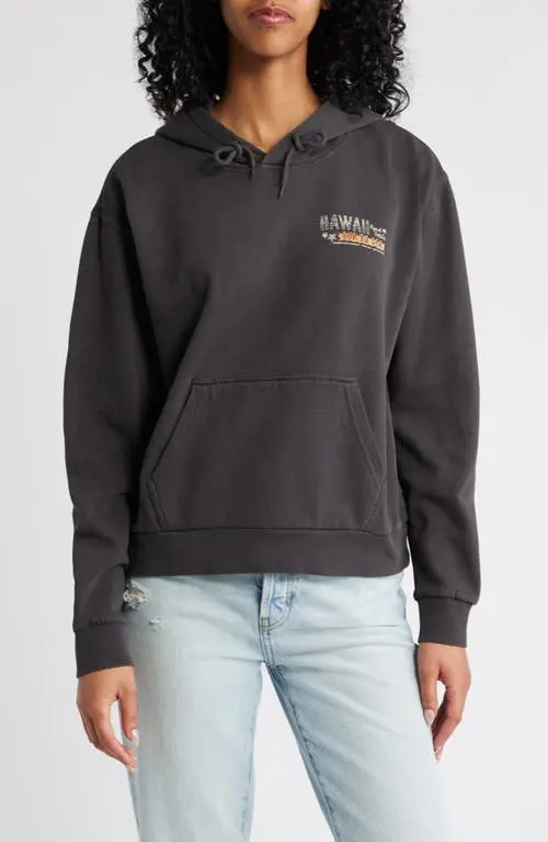 Rip Curl Sun To Sea Graphic Hoodie - Hawaii Washed Black