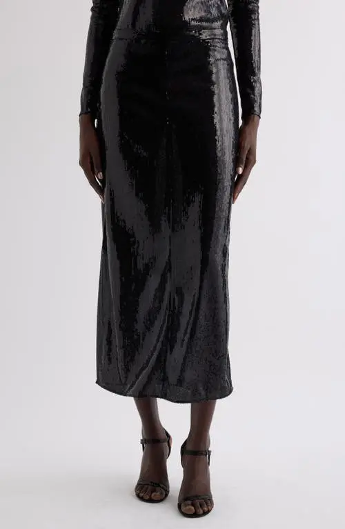 COURREGES Sequin Pencil Skirt