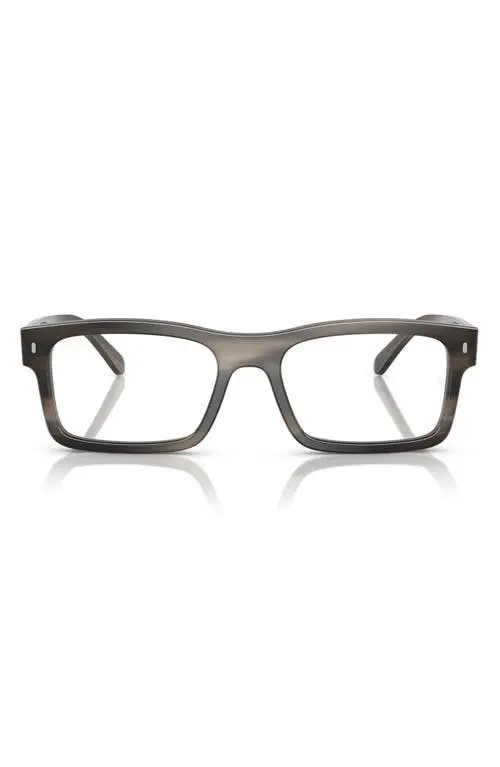 Ray-ban 54mm Rectangular Optical Glasses - Havana Gradient