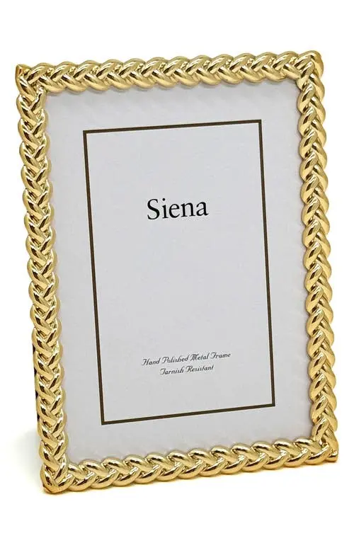 SIENA Tone Braid 4" X 6" Picture Frame