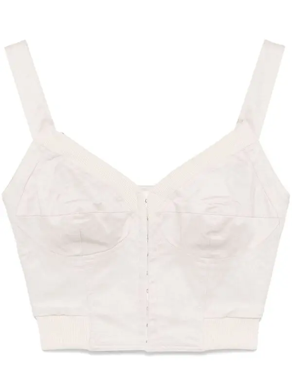 ELENA VELEZ Bustier-style Top - Neutrals