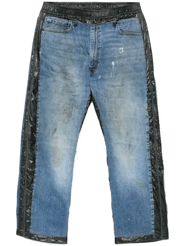 Needles Contrasting-trim Jeans