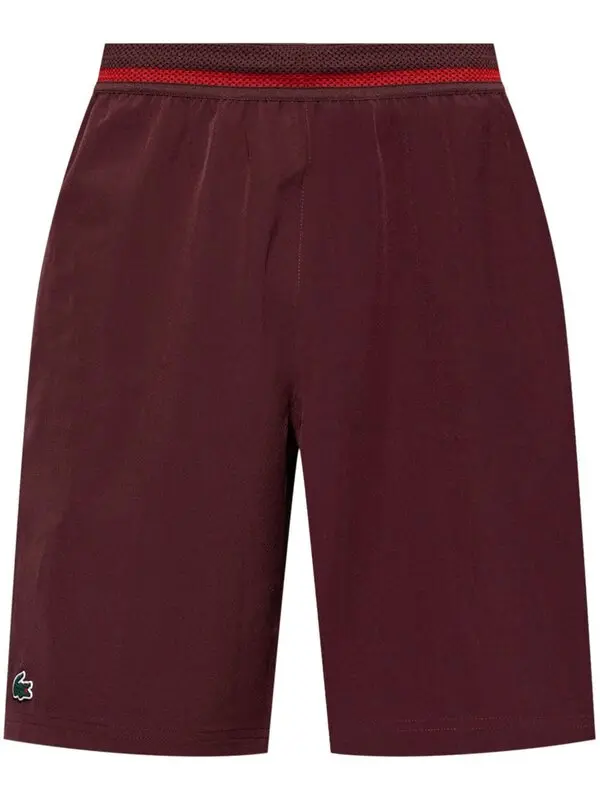 Lacoste Embroidered Running Track Shorts