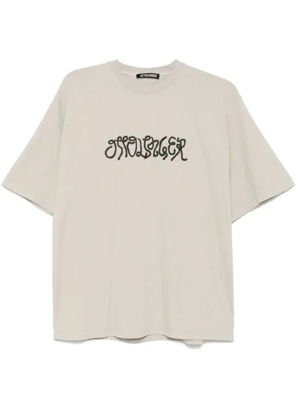 Ottolinger Embossed-logo T-shirt - Grey
