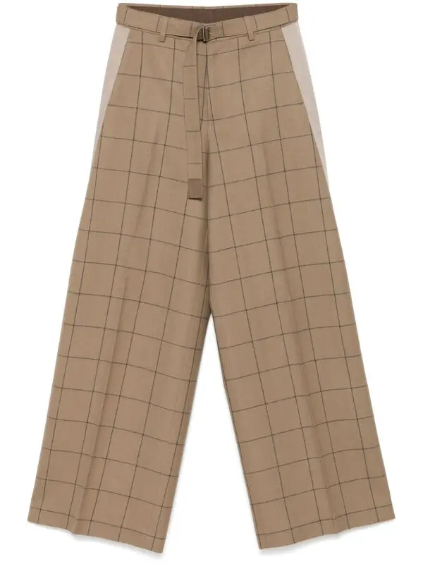 Sacai Checked Trousers