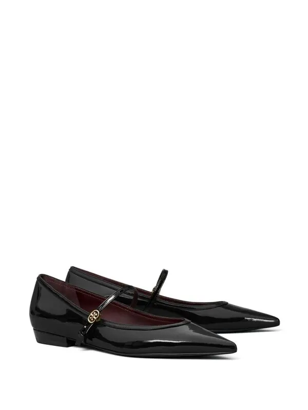 Tory Burch Double T-buckle Ballet Flats