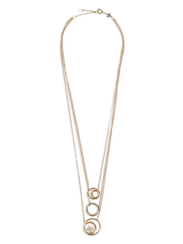 Tory Burch Triple Chain Necklace