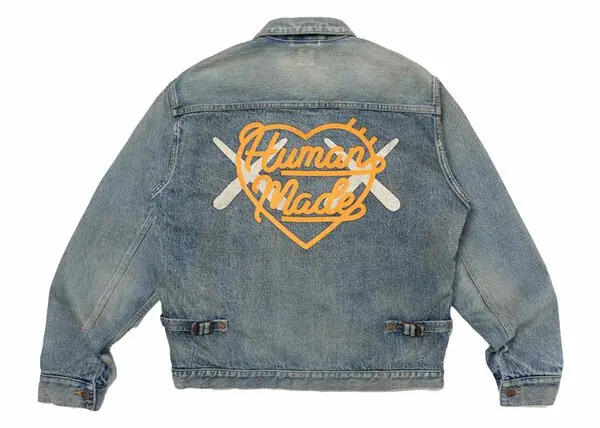 HUMAN MADE X Kaws Denim Ii Work Jacket