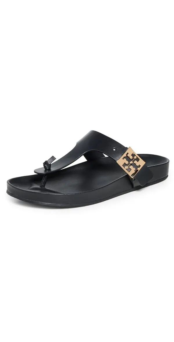 Tory Burch Mellow Thong Sandals - Perfect Black / Perfect Black