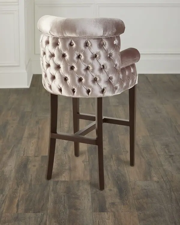 HAUTE HOUSE Eva Mirror Trim Counter Stool 27