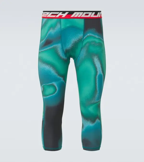Aztech Mountain Aztech Next To Skin Printed Leggings - Blue