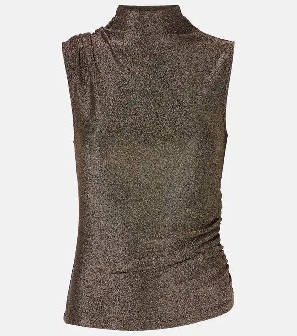 Veronica Beard Mylie Lamé Top