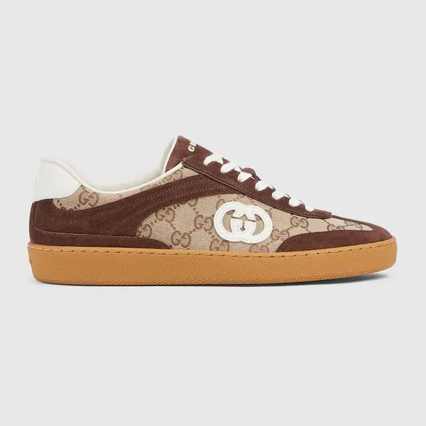 Gucci S G75 Suede Sneakers - Brown