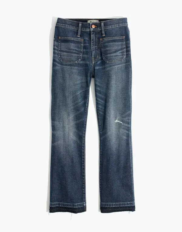 Madewell Cali Demi-Boot Jeans: Patch Pocket Edition In Dermott