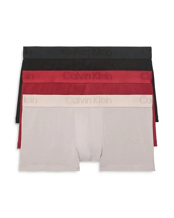Calvin Klein Low Rise Trunks, Pack Of 3