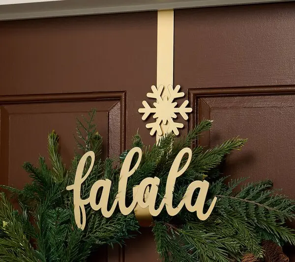 LWYA BY KIM GRAVEL As Is Wreath Hanger W/removable Holiday Icon Kim Gravel