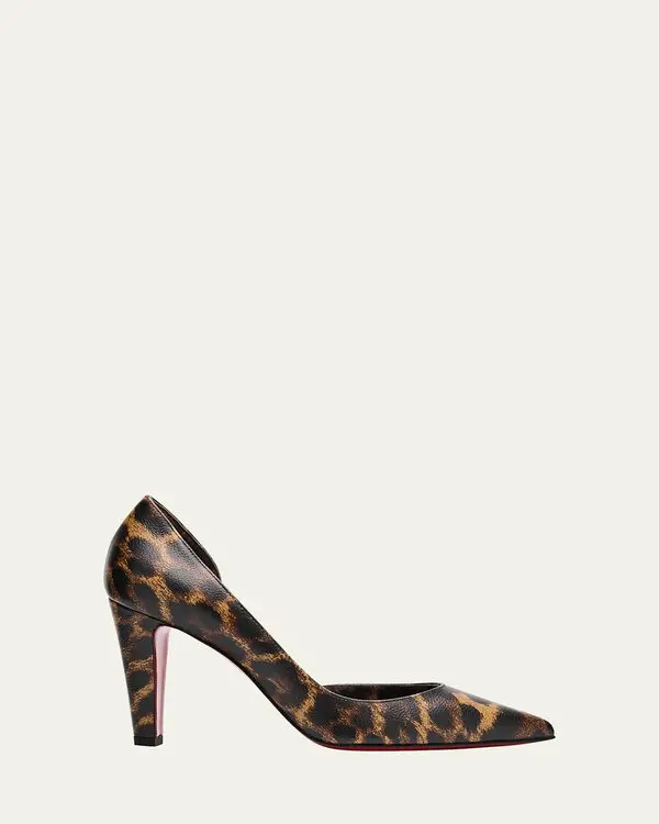 CHRISTIAN LOUBOUTIN Vibella Leopard-print Leather Pumps