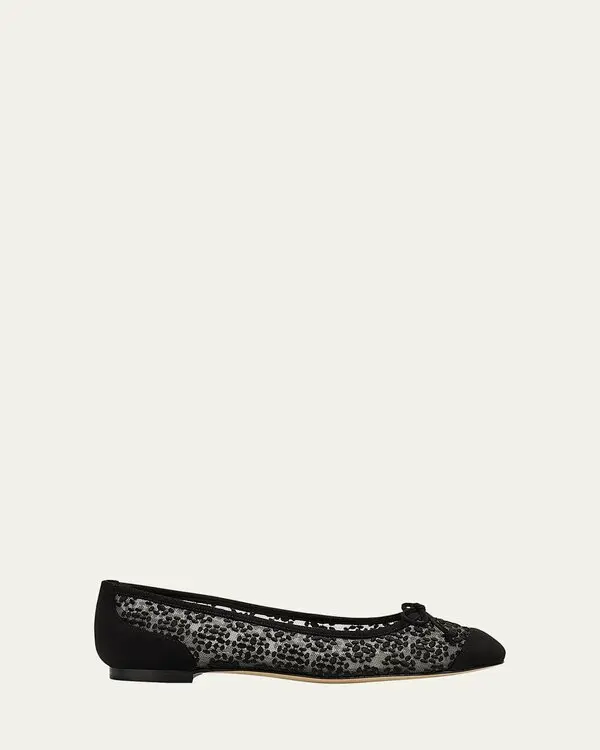 Manolo Blahnik Capbal Ballerina Flats