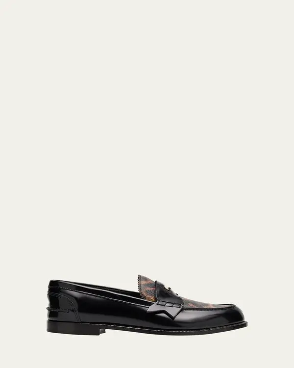 CHRISTIAN LOUBOUTIN Penny Donna Leopard-print Loafers - Leopard Multi
