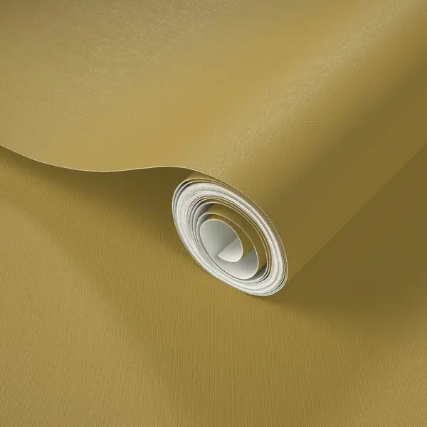 Spoonflower Gold Solid University Notre Dame Fighting Irish Custom Removable Wallpaper - Green,brown